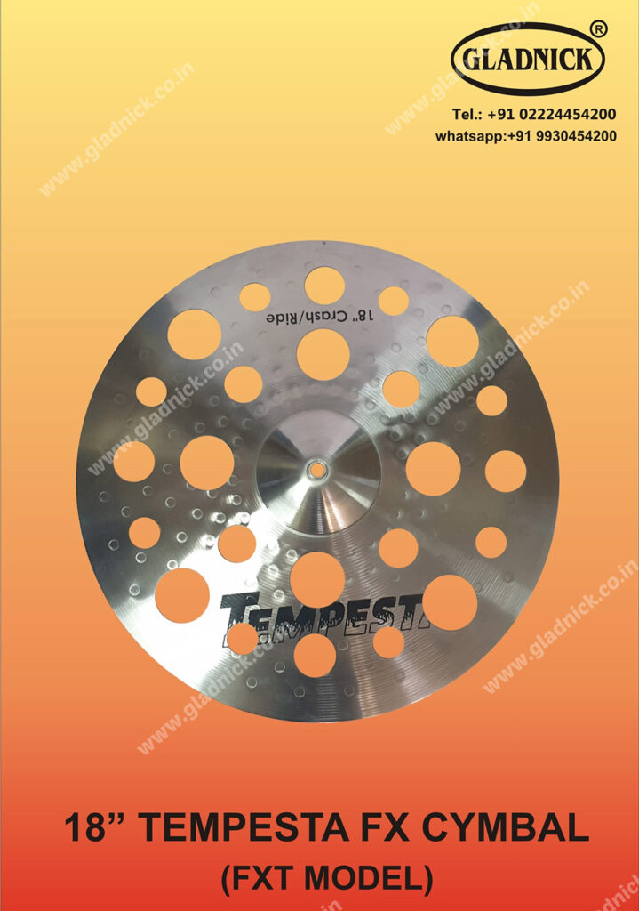 18 INCH EFFECTS CYMBAL (FXT) – GLADNICK MANUFACTURING WORKS